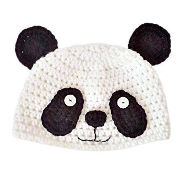 Crochet Panda Hat - Etsy