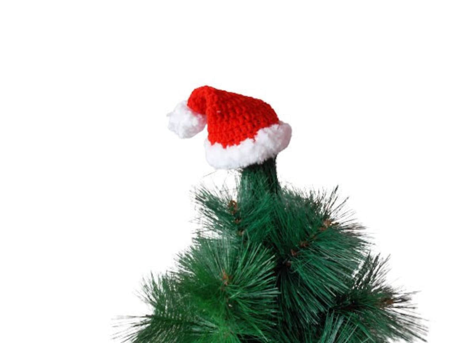 Christmas Tree Topper Hat Tree Topper Decorations Holiday - Etsy