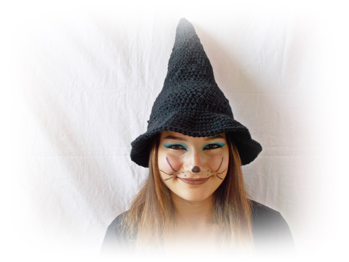 Crochet Witch Hat Halloween Costume Hat Magic Hat - Etsy