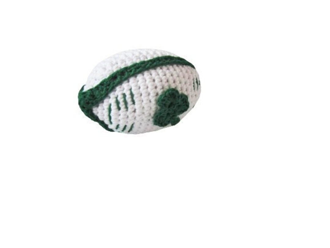 Crochet Baby Ireland Rugby Ball , Mini Ball Football - Etsy