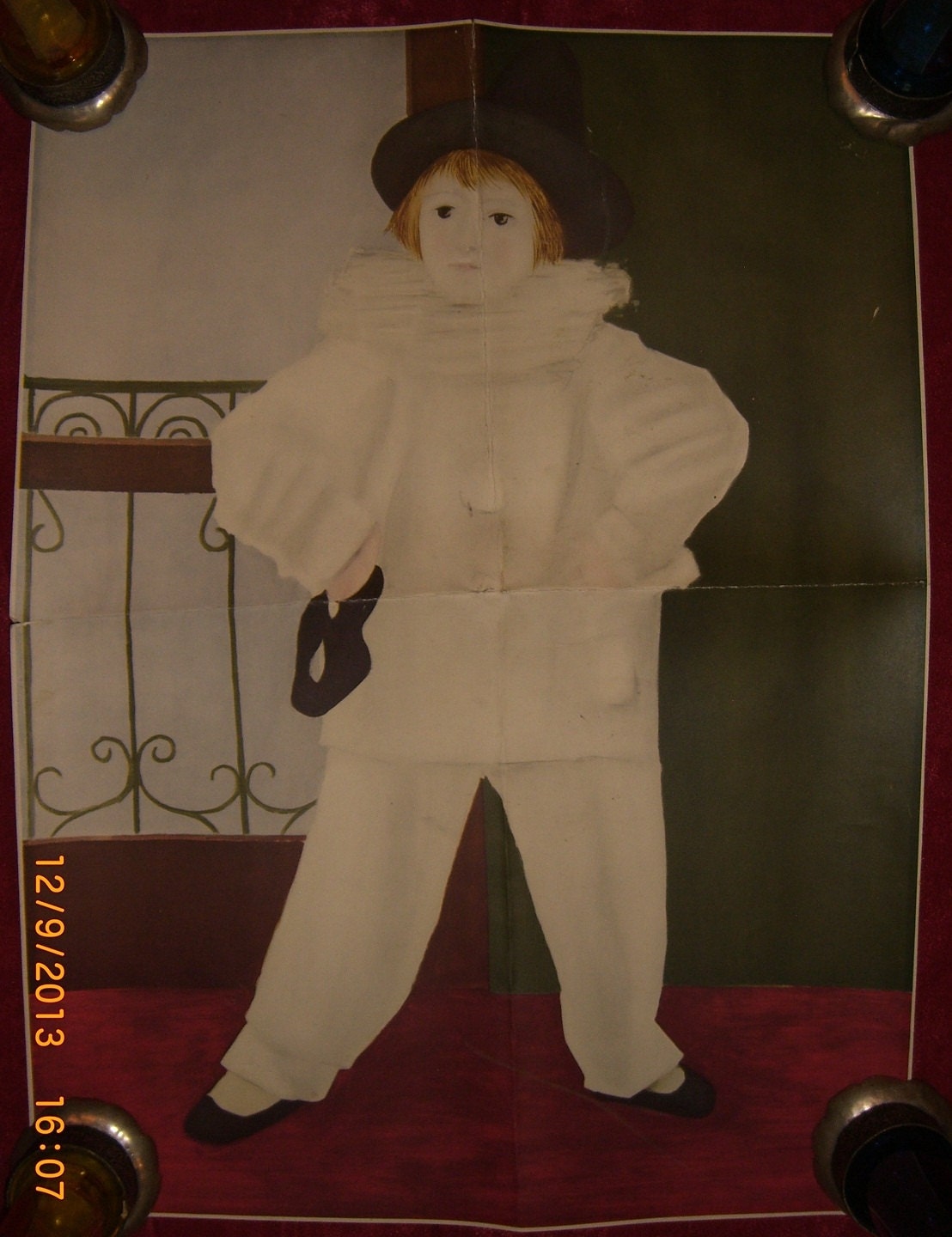 Colore di Pierrot con maschera di Pablo Picasso stampa - Etsy Italia