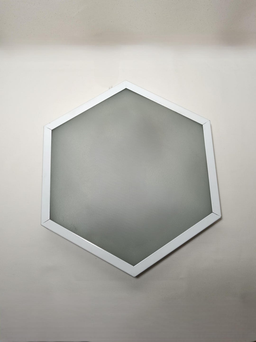 Murano Glass Hexagonal Ceiling Light, Mid Century Modern Zonca-italy - Etsy