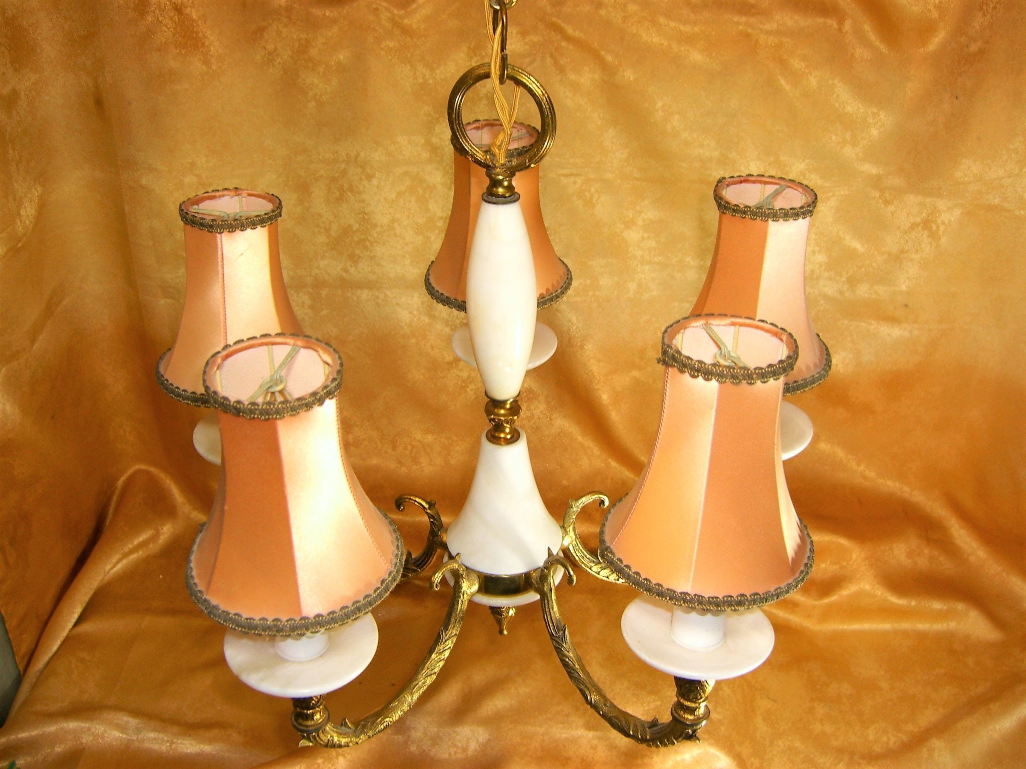 Ceiling Light, Chandelier, Napoleon 3, Victorian Baroque, Gilt Bronze ...