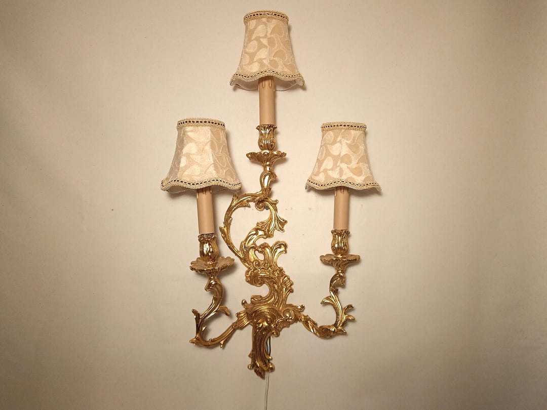 Wall Light, Large Palace Sconce, ZONCA Italy, Rococo, Victorian Baroque ...