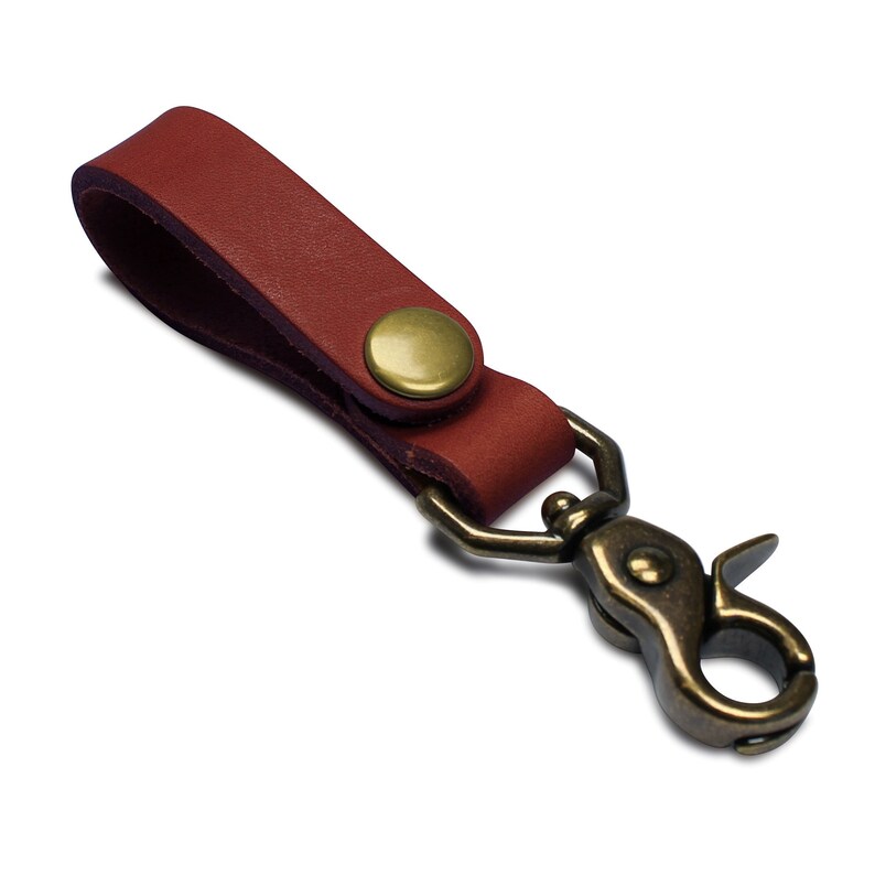 Leather Key Fob Leather Key Holder Leather Key Chain | Etsy
