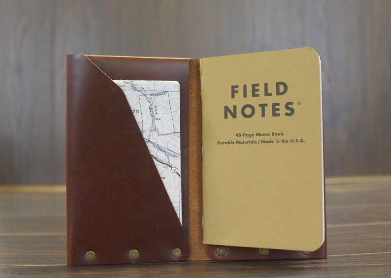 Leather Travel Journal Leather Journal Cover Field Notes - Etsy