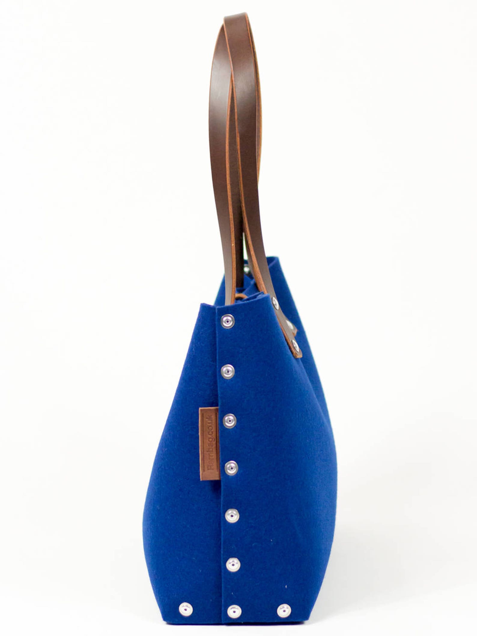 Felt Shoulder Bag Felt Handbag Blue Bags & Purses Shoulder - Etsy