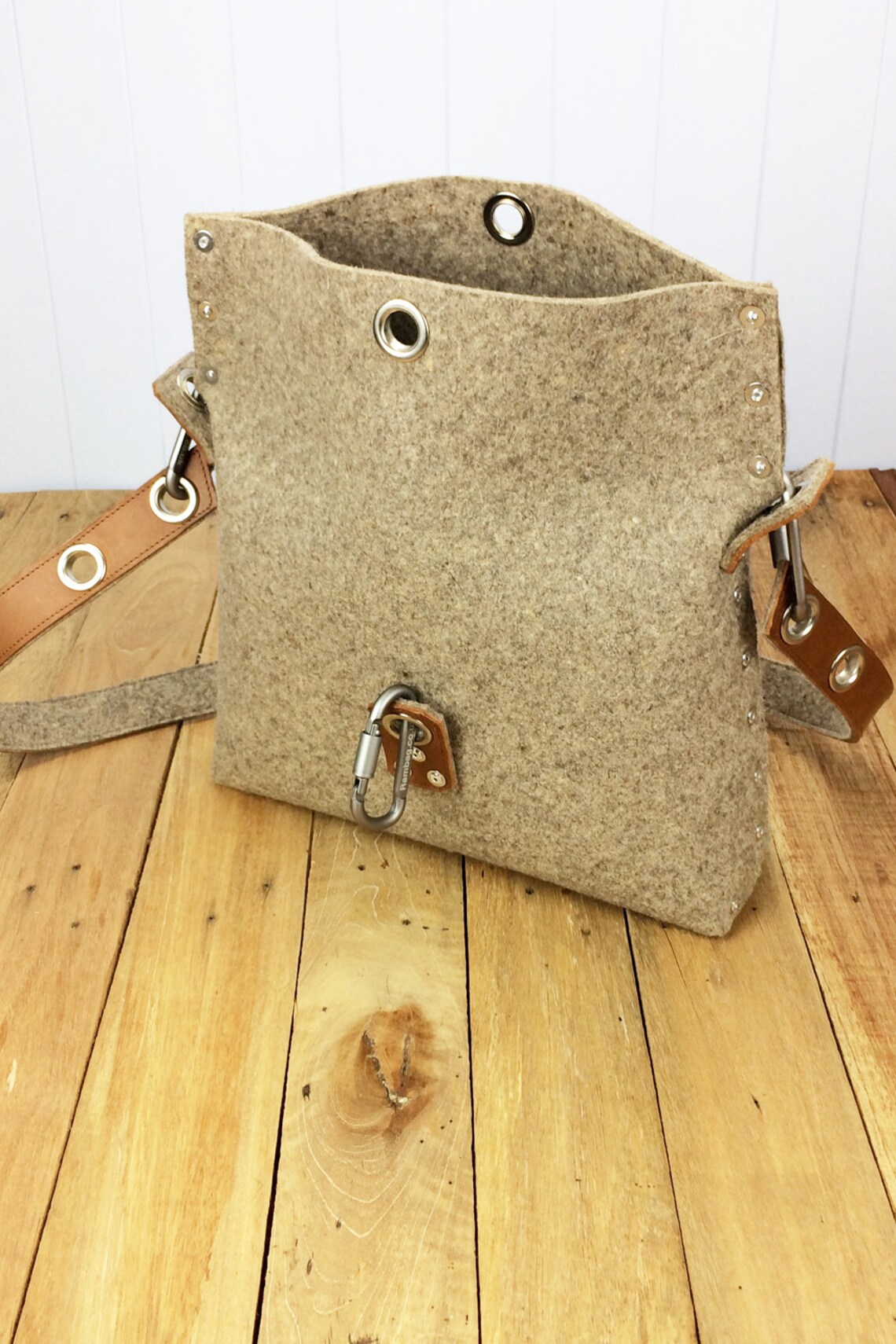 Felt Handbag With Fold Over Top Womans Purse Felt Clutch - Etsy Israel