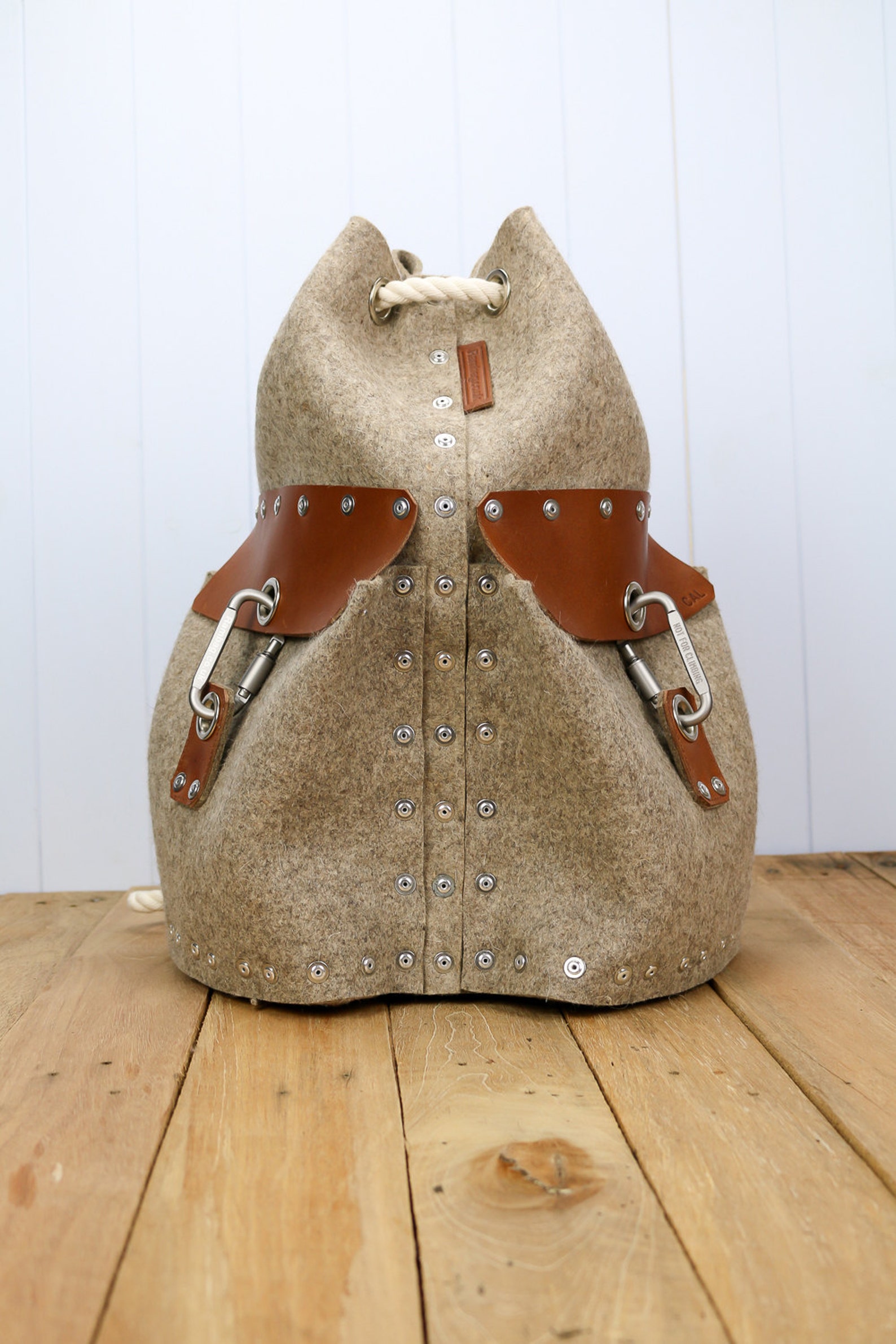 Backpack / Felt Backpack Duffle Bag / Duffel Bag Backpack | Etsy