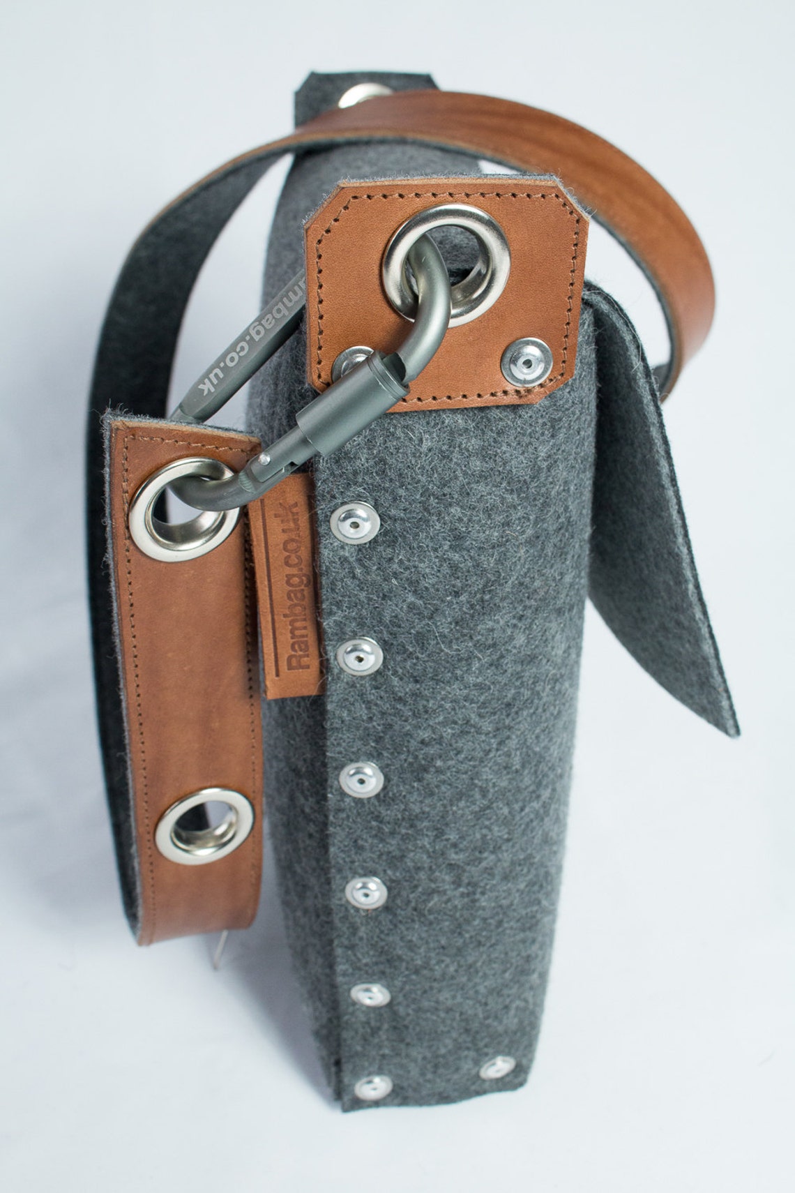 Wool Felt Messenger Bag Satchel Bag Felt Messenger Bag - Etsy