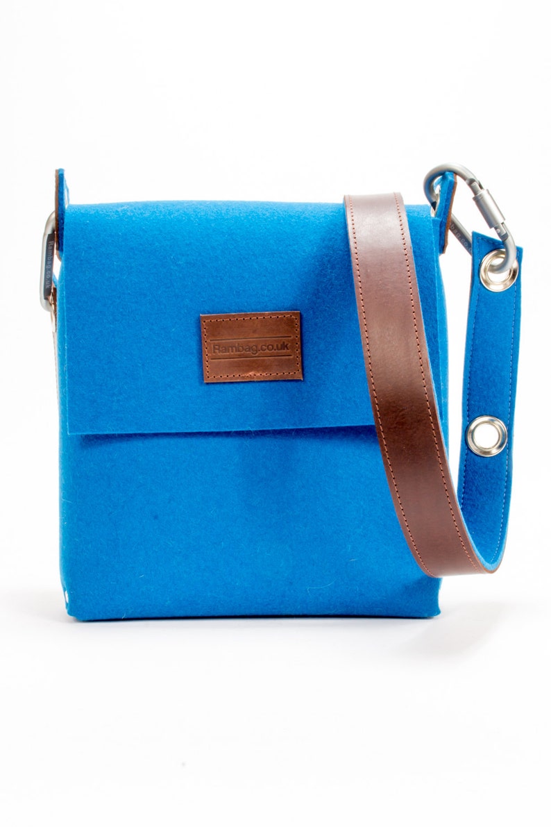 Wool Felt Messenger Bag Satchel bag Felt messenger bag | Etsy