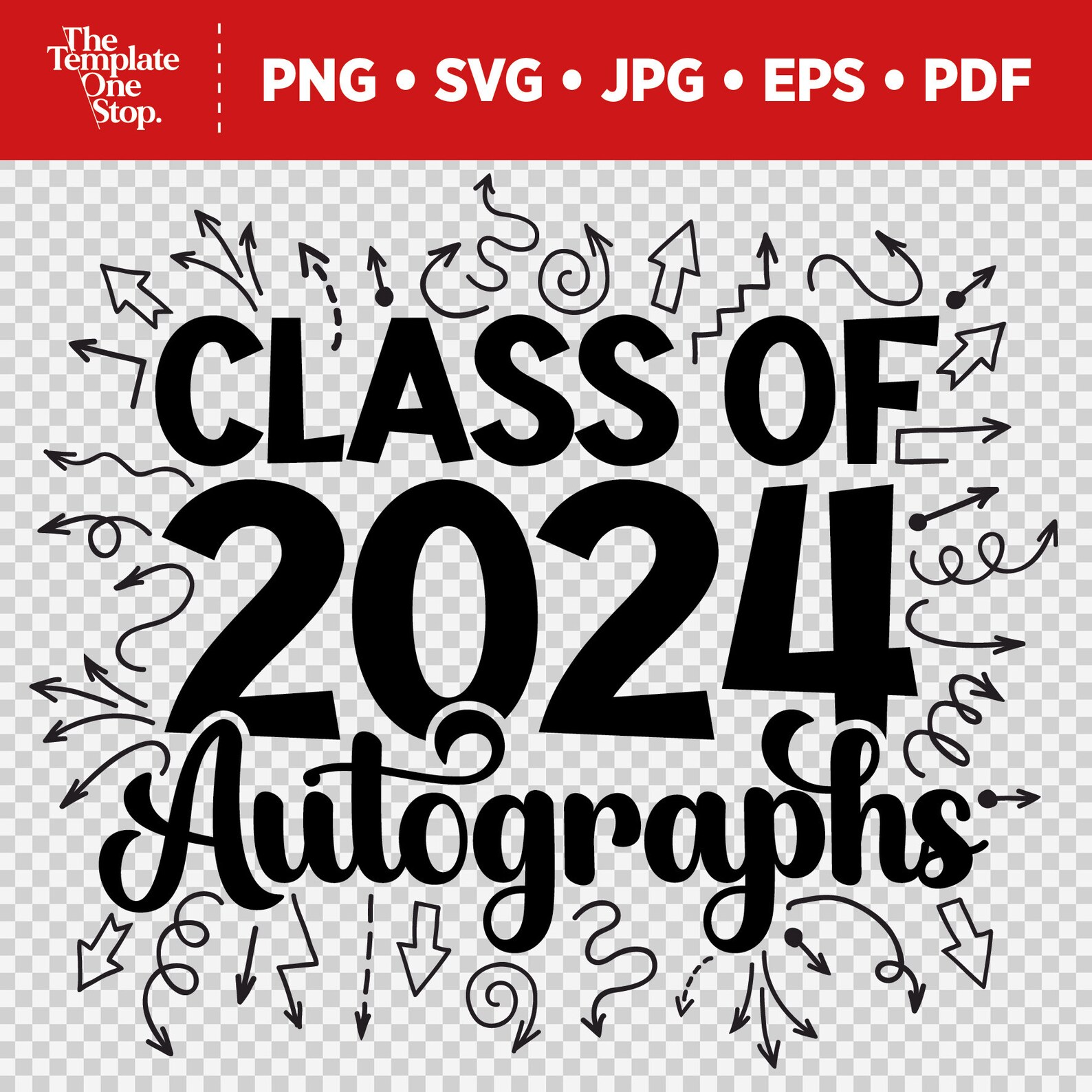 Class of 2024 Autographs, Last Day of School, Teacher Gift, Leavers ...