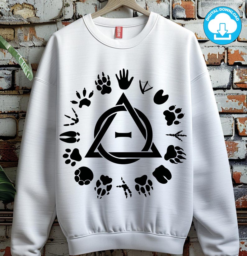 Therian Digital Download, for T-shirts, Sweatshirts, Mugs Wraps, 6 ...