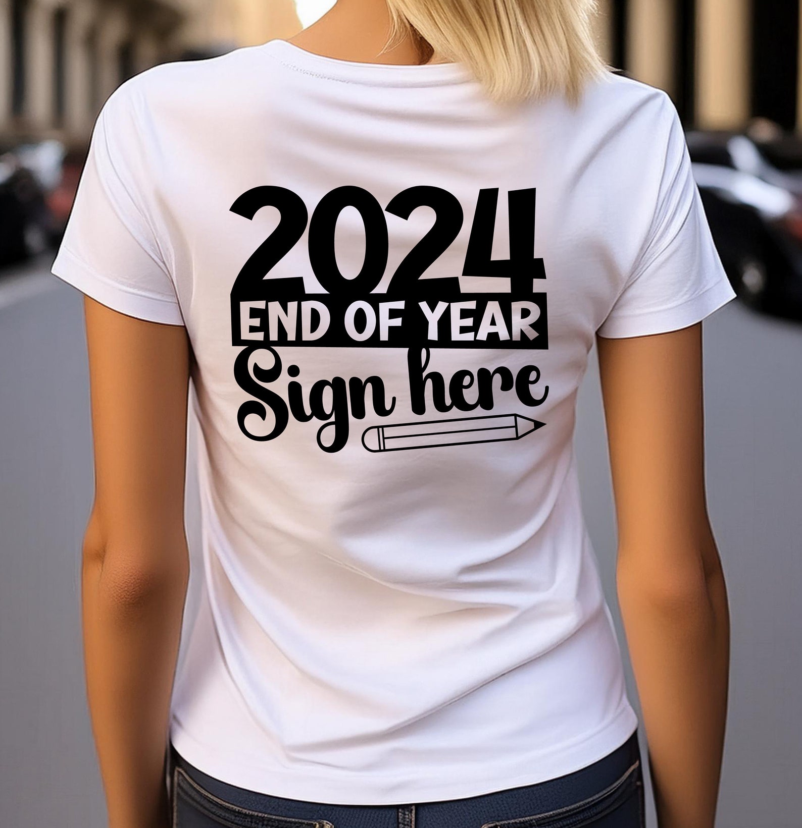 2024 End of Year Sign Here, Last Day of School, Teacher Gift, Leavers ...