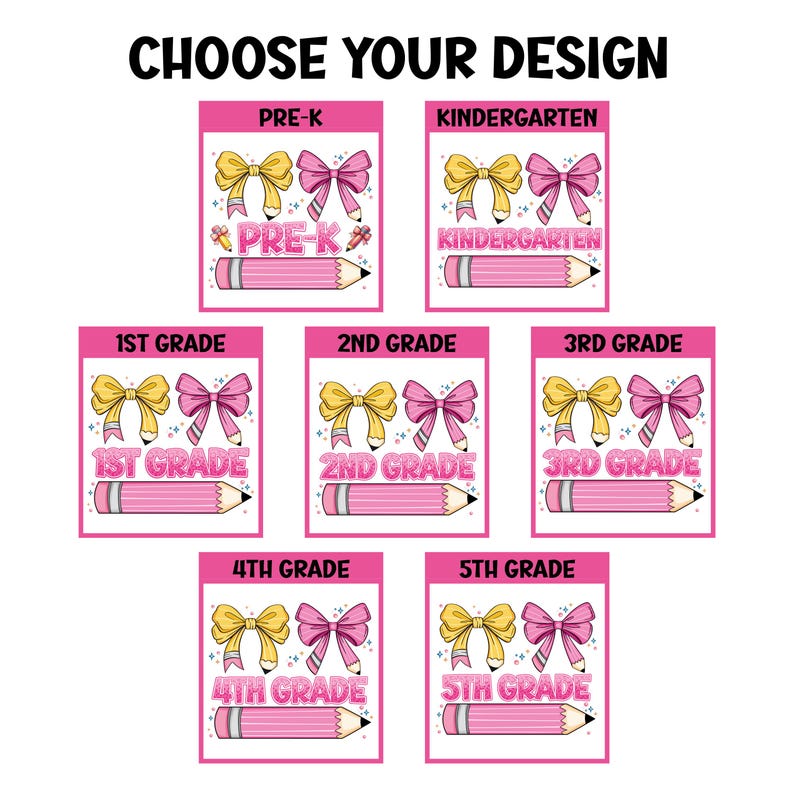 Back to School Personalised PNG, Kindergarten, Pre-k, First, Second ...