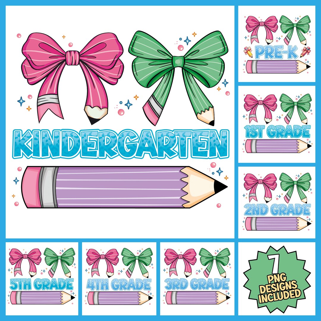 Back to School Bundle, Kindergarten, Pre-k, First, Second, Third ...