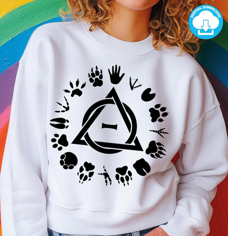 Therian Digital Download, for T-shirts, Sweatshirts, Mugs Wraps, 6 ...