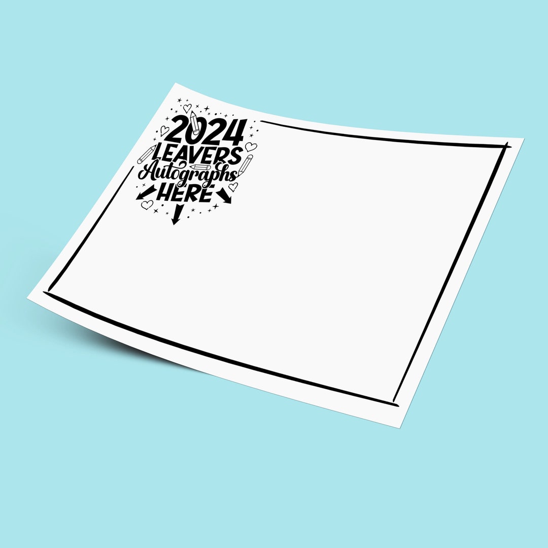 School Leavers Autographs, Last Day of School, 2024 Leavers Friends ...