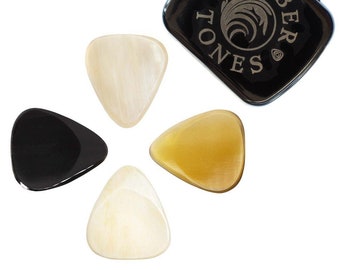 Set of 2 Buffalo Bone Picks 2mm Traditional Tri Shape - Etsy