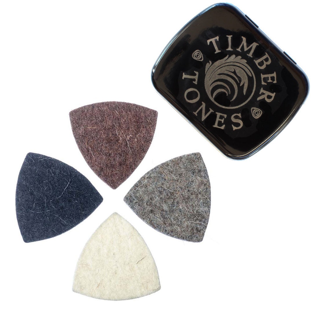 Felt Ukulele Picks – Natural Wool, High Density With Gift Tin - Etsy