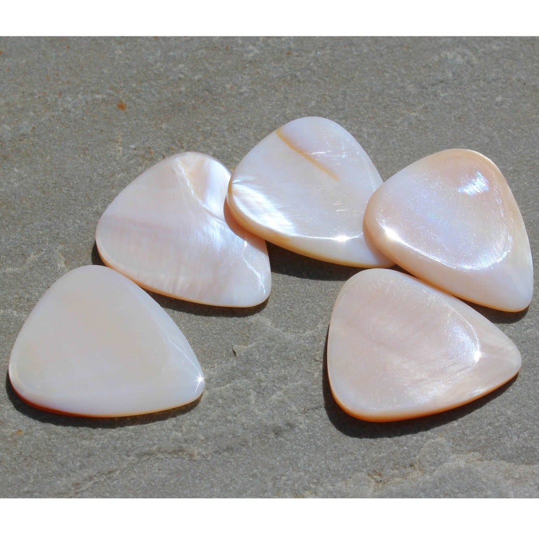 Mussel Shell Guitar Pick - Boutique Guitar Plectrum - Etsy