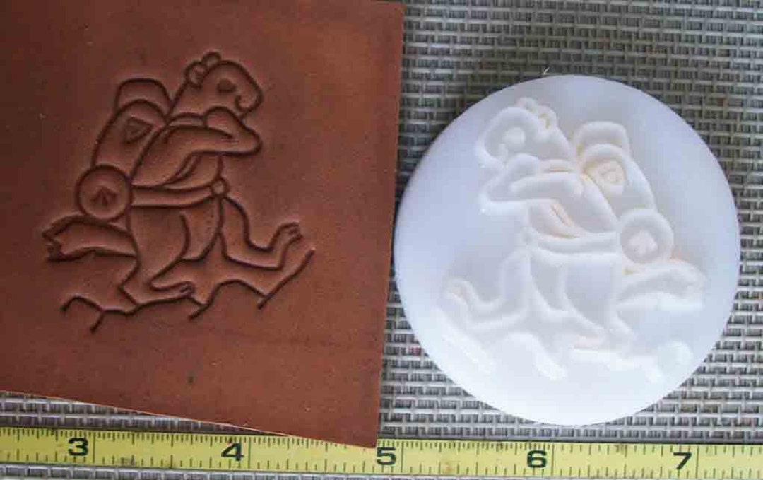 Custom Leather Stamp or Leather Embossing Die Under 2" - Etsy