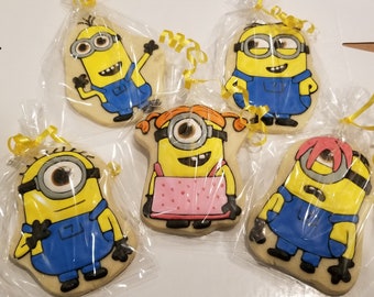 Minion Cookies - Etsy
