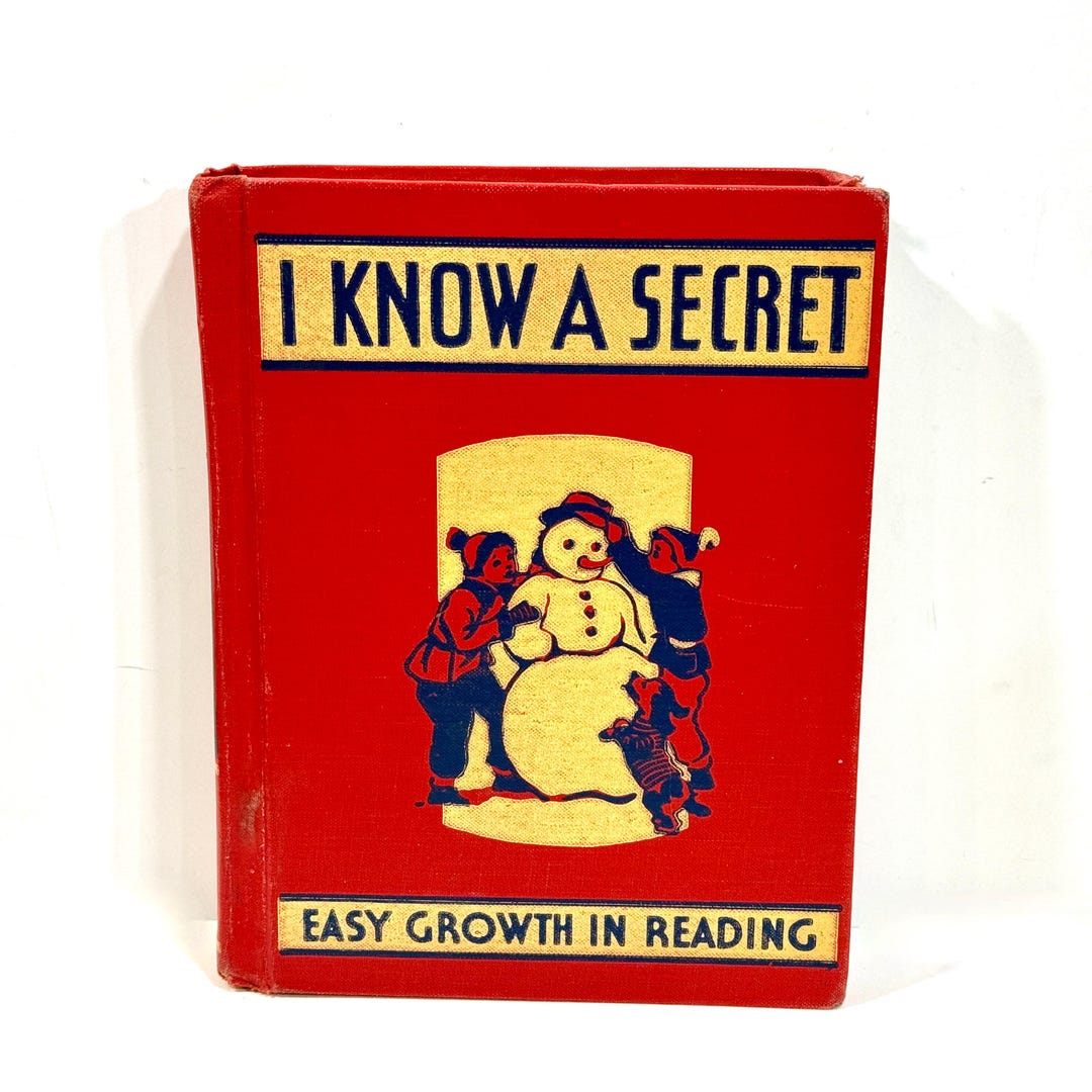 Vintage Reader, I Know A Secret, Easy Growth in Reading, Basic Reader ...