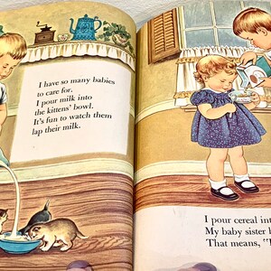 Vintage My Baby SisterLittle Golden Book First Edition A | Etsy