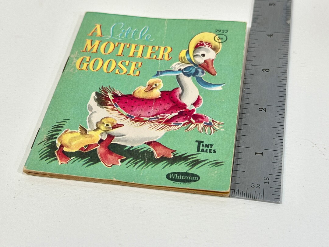 Vintage Storybook, A Little Mother Goose, Tiny Tales, Whitman ...