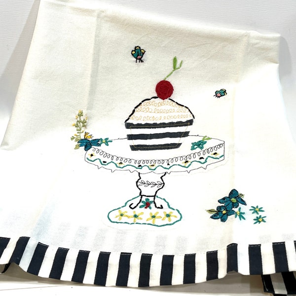 Applique Tea Towel - Etsy
