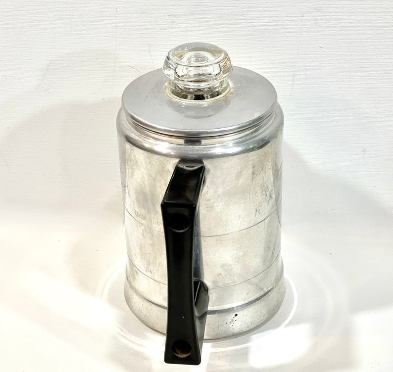Vintage Coffee Pot Comet Aluminum USA Stove Top Percolator - Etsy