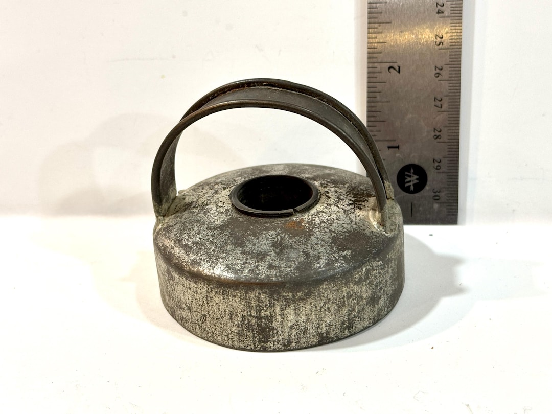 Antique Biscuit Cutter, Tin Cookie Cutter, Soldiered Handle, Folk Art ...