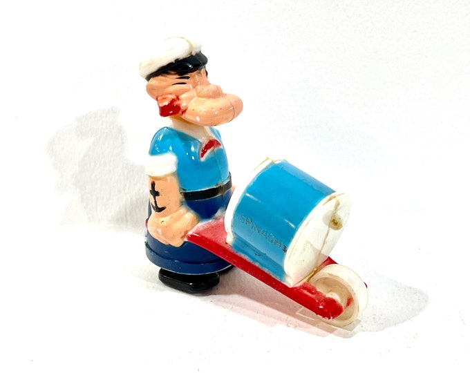 Vintage KFS Popeye, the Sailor Man, Popeye W Spinach, Ramp Walker, Marx ...
