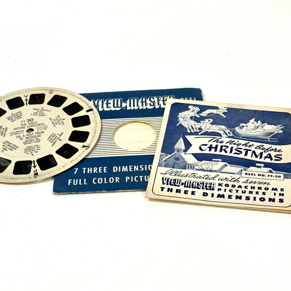 Night Before Christmas View Master Reel - Etsy