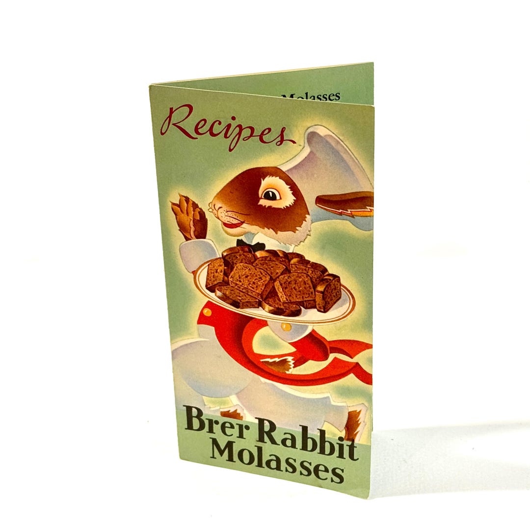 Brer Rabbit Molasses, Green Label, Recipe Leaflet, 1937 Advertisment ...