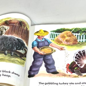 Vintage Storybook, Farm Animals, the Jolly Barnyard, Little Golden Book ...