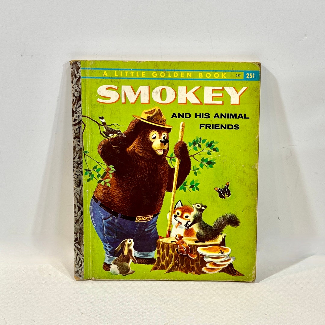 Vintage Storybook, Smokey the Bear, and His Animal Friends,, Mid ...