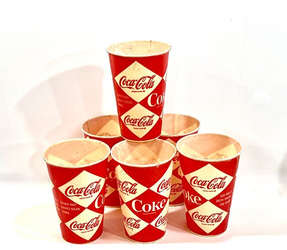 Coca Cola Paper Glass