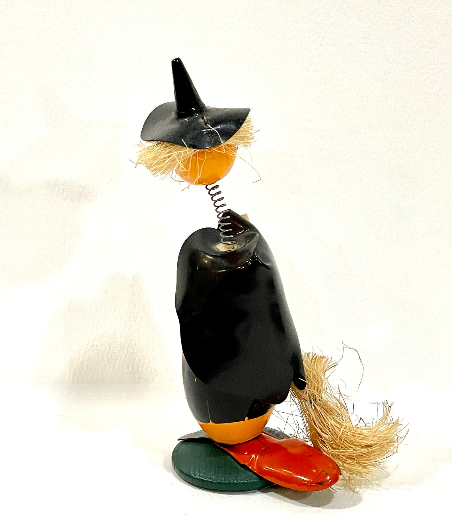 Vintage Halloween Witch Bobble Head Clicker Noise Maker | Etsy