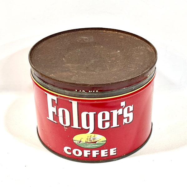 Folgers Coffee Can - Etsy