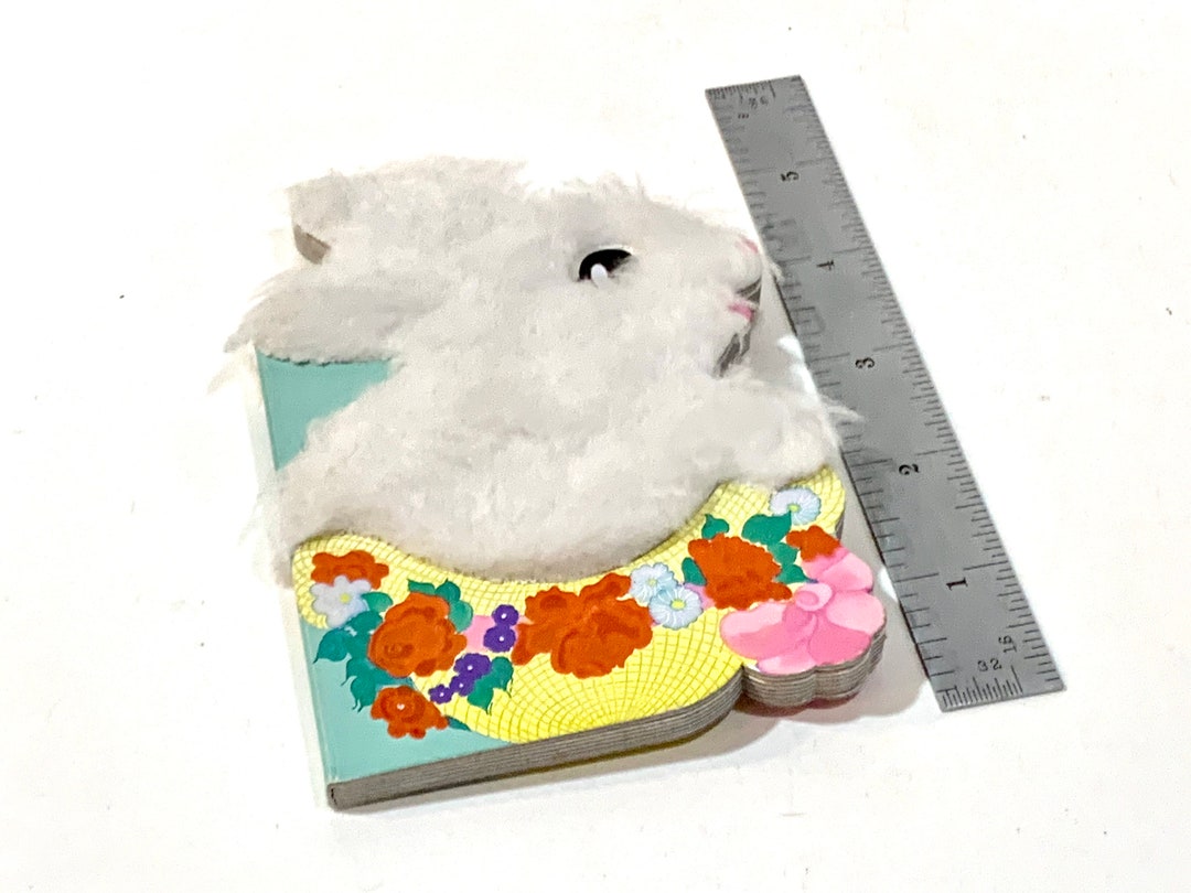 Fuzzy Bunny, Little Bitty Bunny, Soft Fuzzy Rabbit, Die Cut Book, Board ...