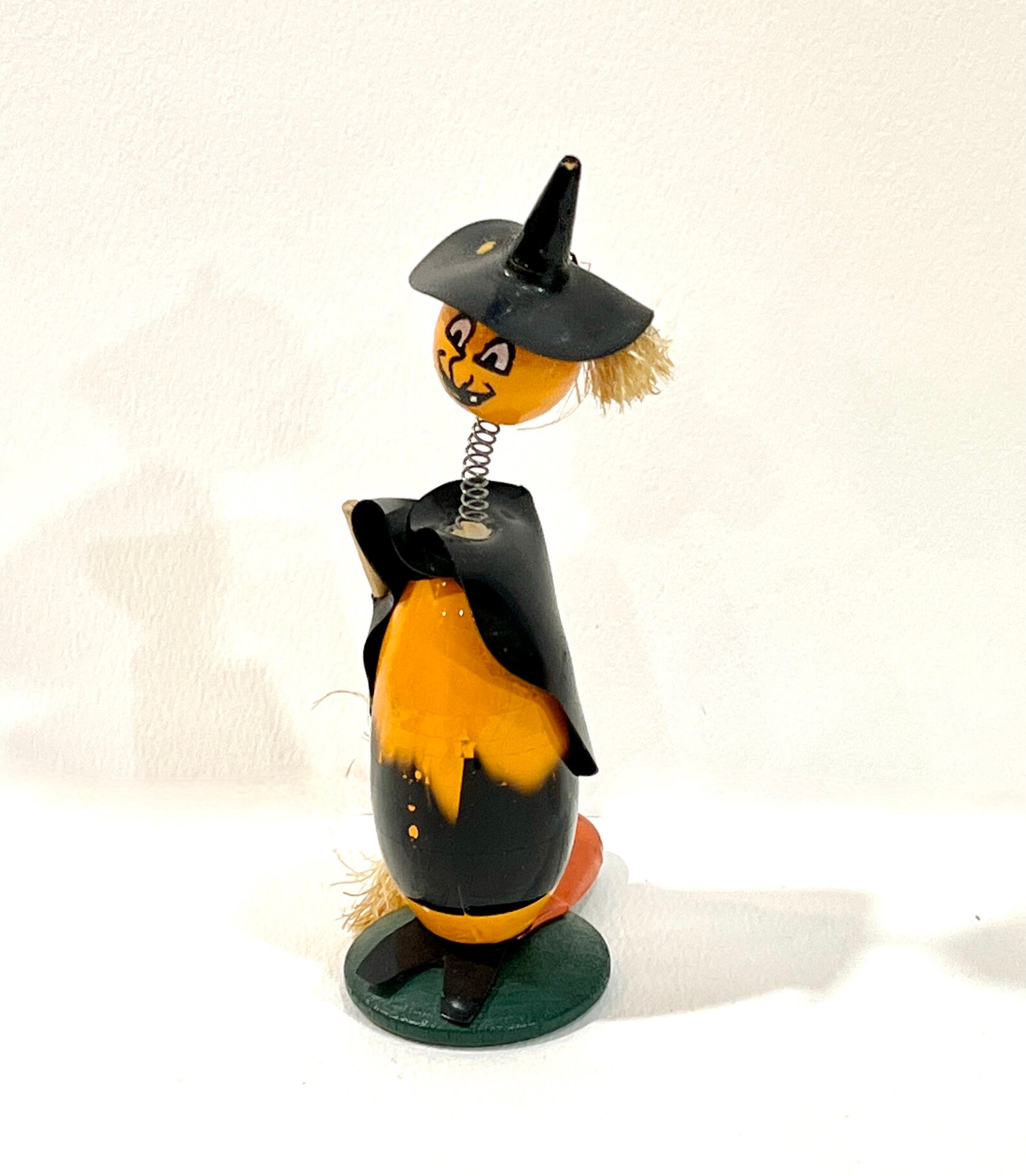 Vintage Halloween Witch Bobble Head Clicker Noise Maker | Etsy