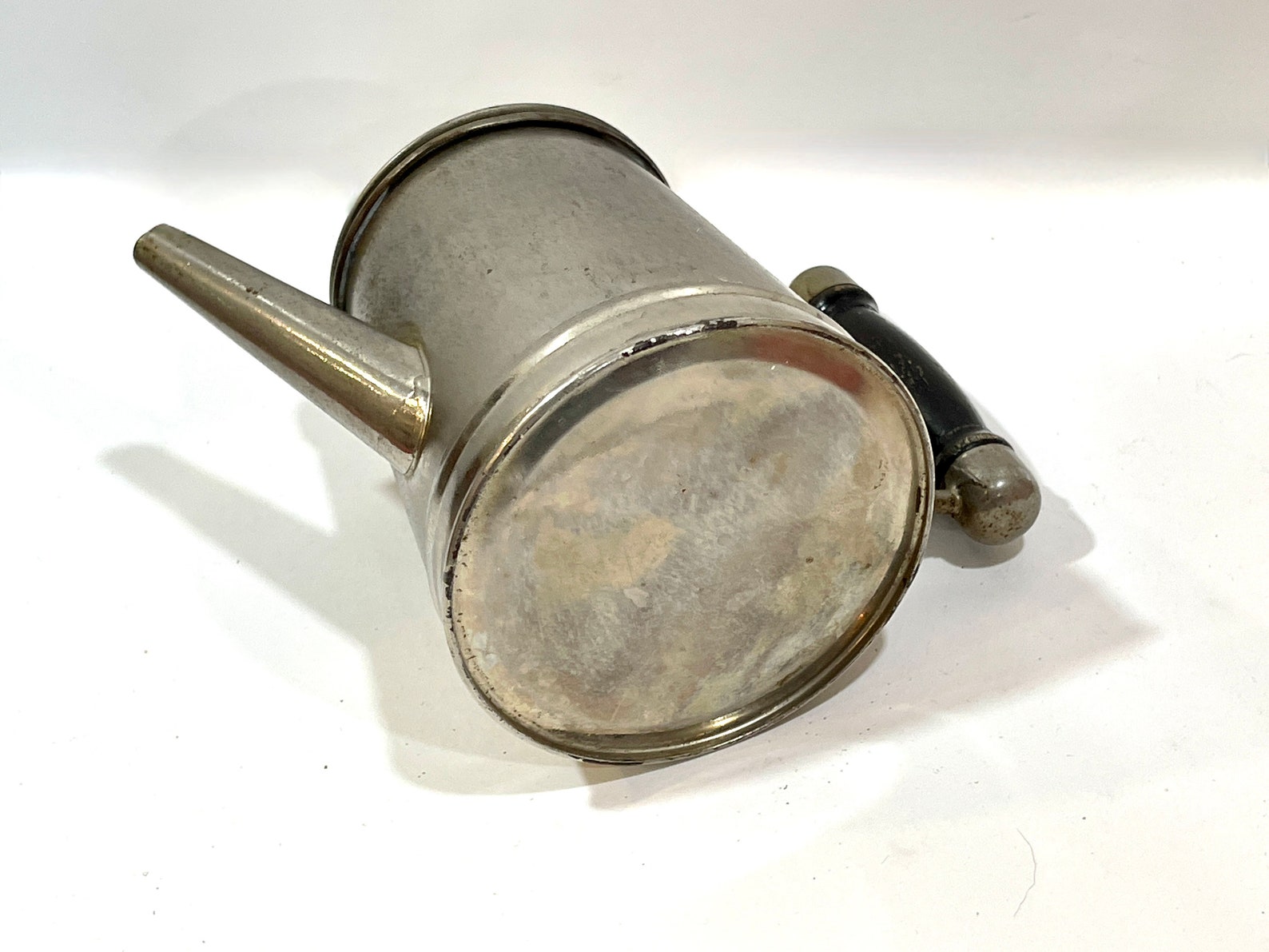 Vintage Kitchen Metal Coffee Pot Hinged Lid Wood Handle Mid - Etsy