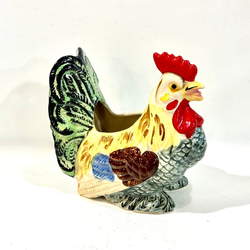 Rooster Planter - Etsy