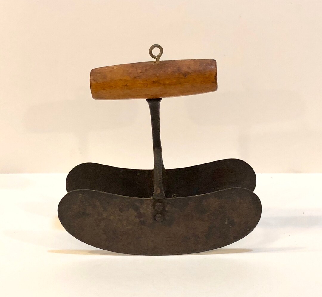 Antique Kitchen Chopper, Vintage Food Chopper, Metal Cutter, Wood ...