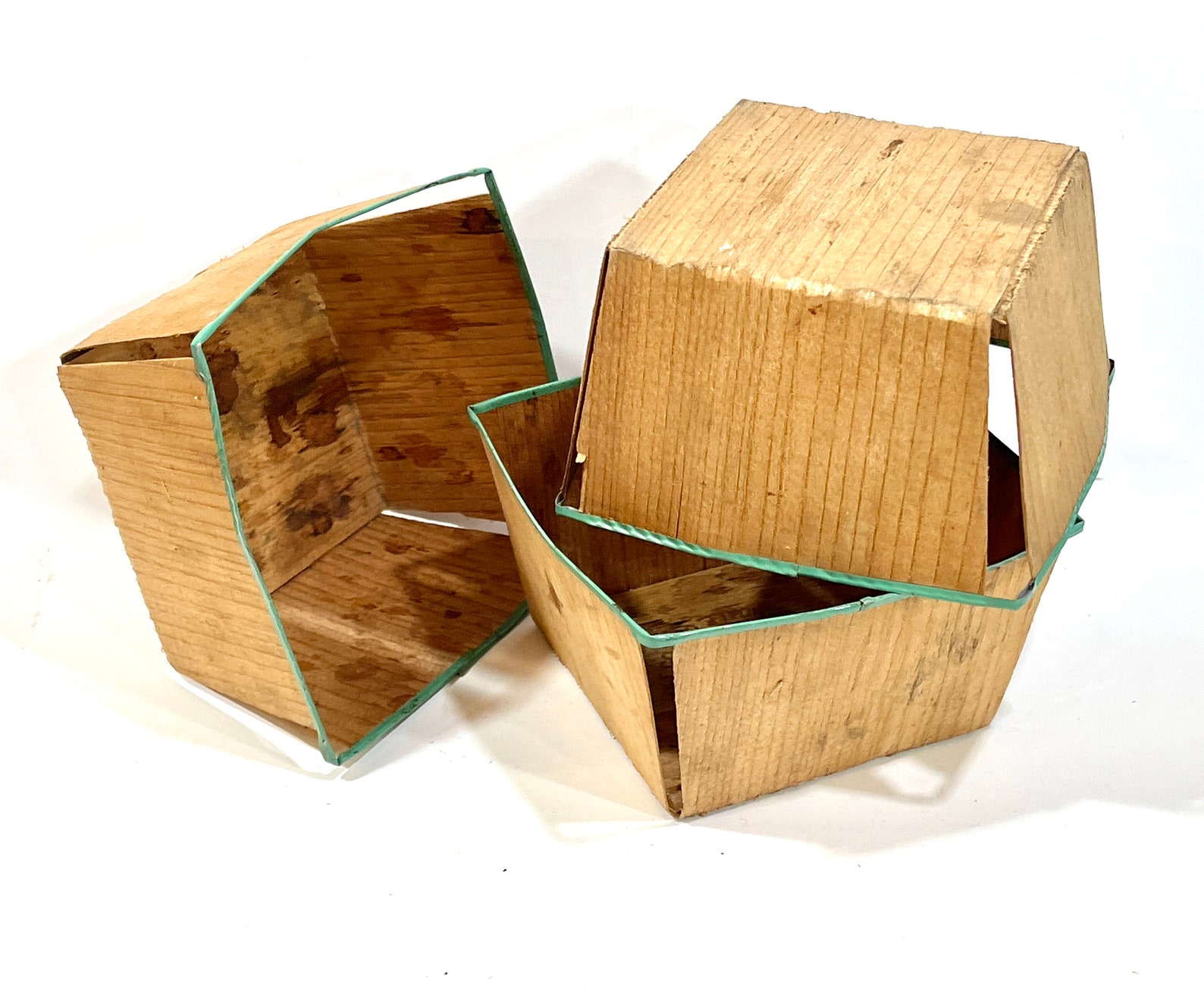 Vintage Berry Baskets 1950s Farmhouse Mid Century Storage - Etsy