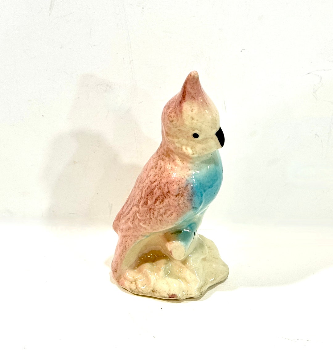 Vintage Cockatoo, Ceramic Figurine, Parrot Statue, Mid Century 1950s ...