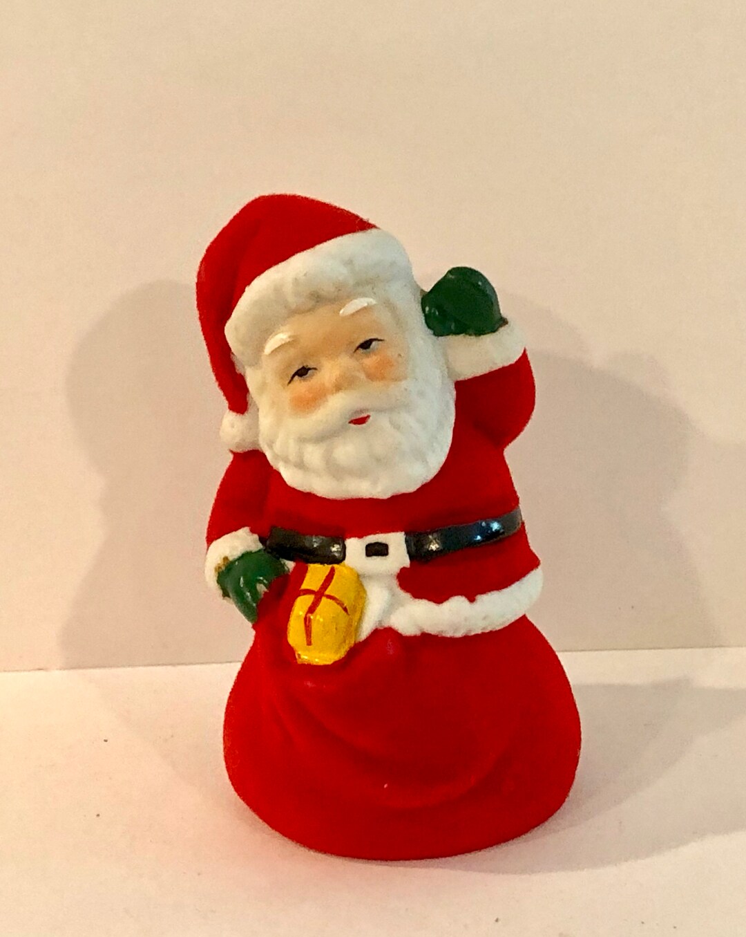 Vintage Santa Bell, Santa Decor, Santa Collector, Retro Santa Claus ...