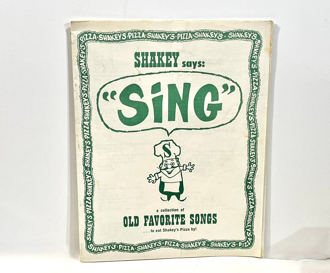 Shakey's Pizza, Old Favorite Songs, Restaurant Ephemera, Song Book ...